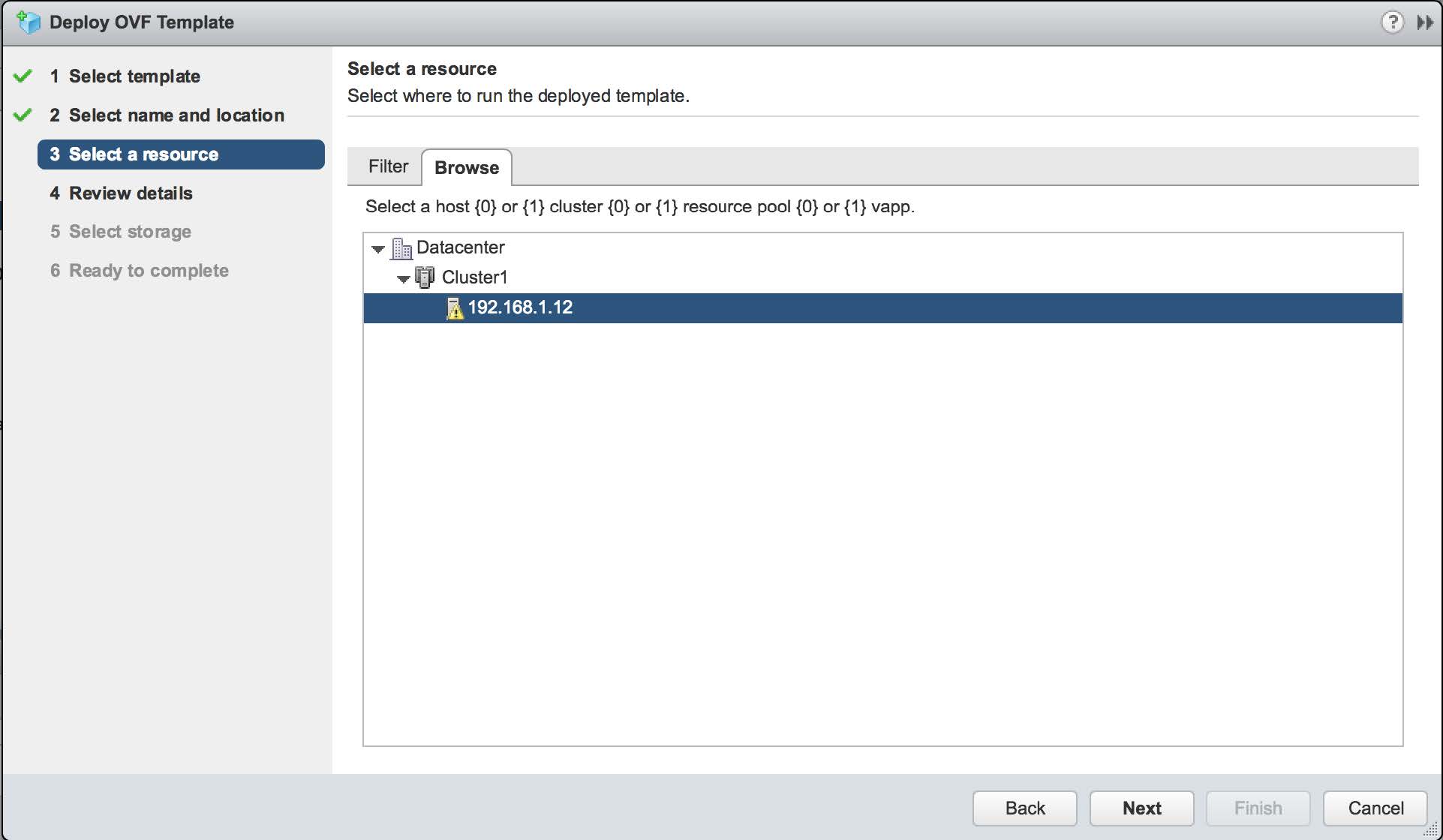 Installing a Modular Sensor in VMware