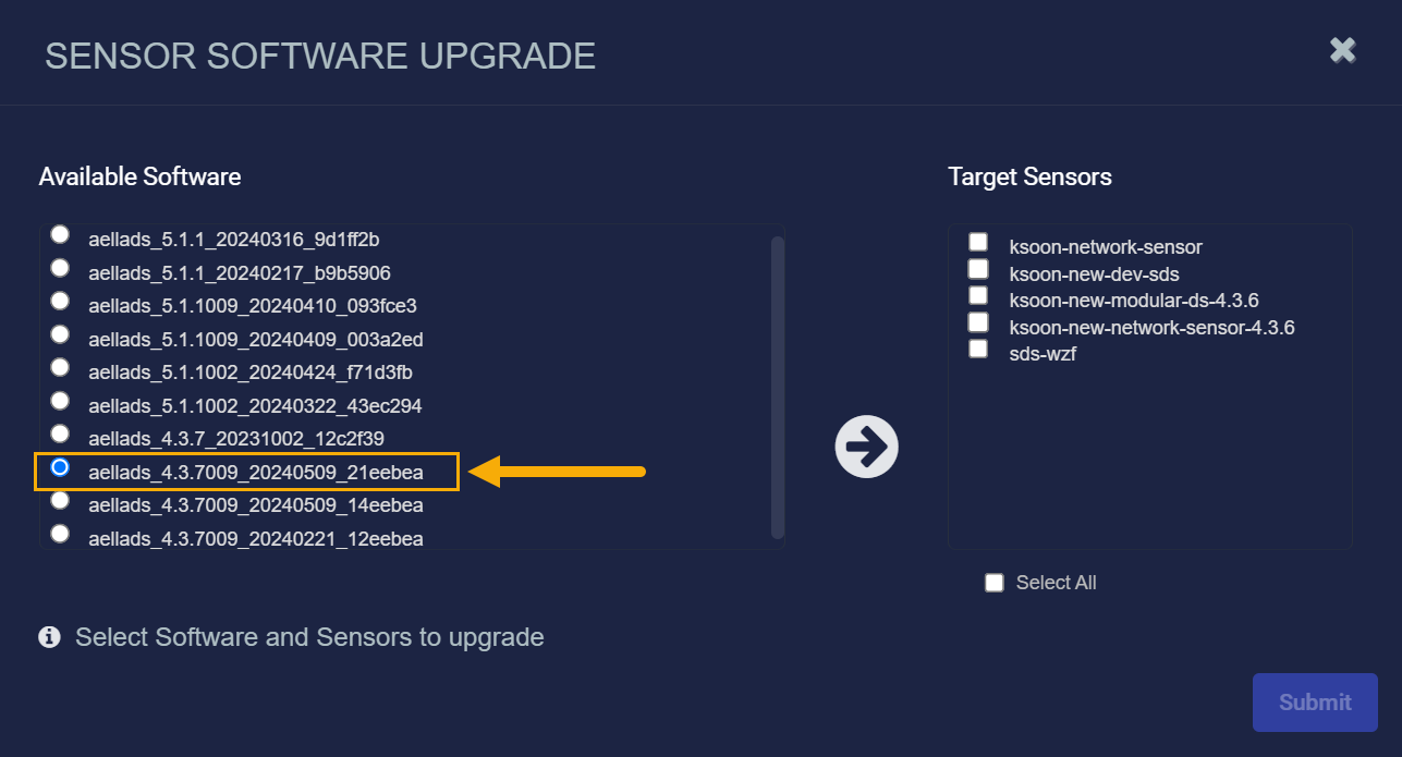 Upgrading Device Sensors to Stellar Cyber 5.2.2009/Ubuntu 22.04