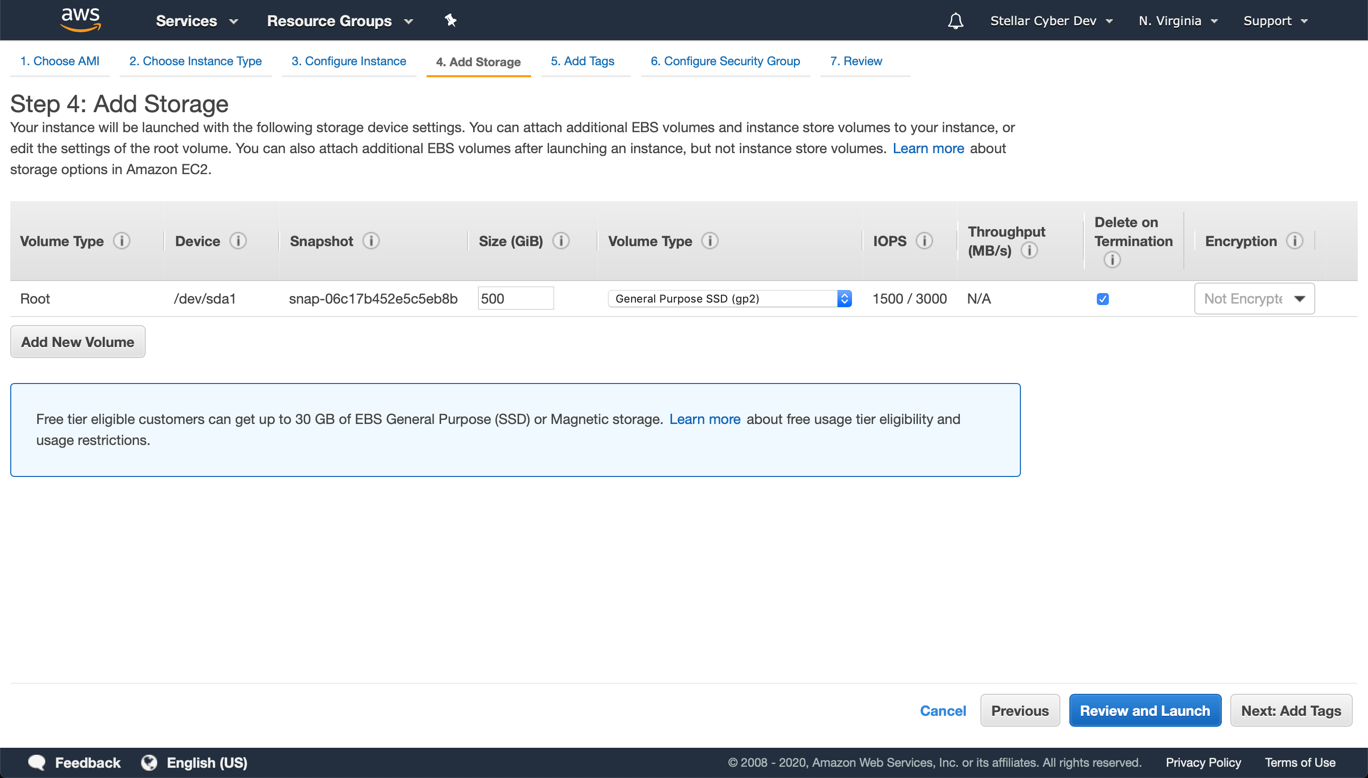 Installing an All-In-One Data Processor in AWS